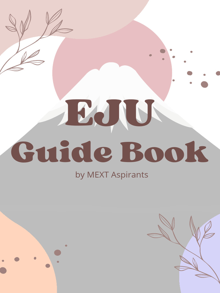 The Eju Guide Book by MEXT Aspirants | PDF