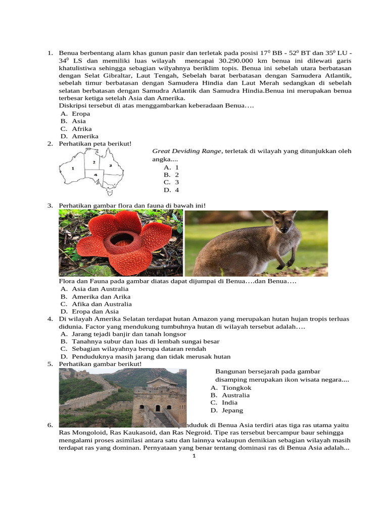 Soal Mapel IPS Kelas IX | PDF
