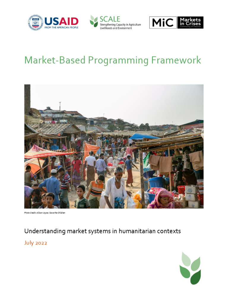 Market Based Programming Framework 2022 EN | PDF