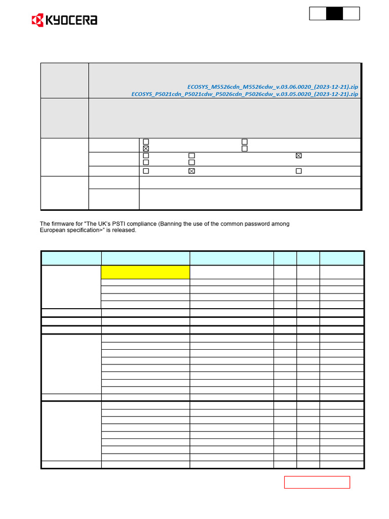 Service Bulletin: (Except Russia and Belarus) | PDF