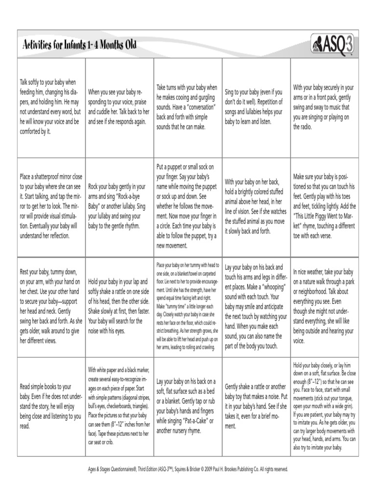 ASQ Activities | PDF