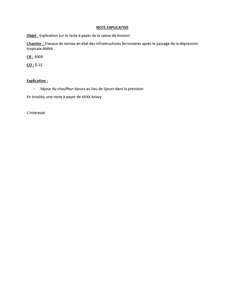 Note Explicative | PDF