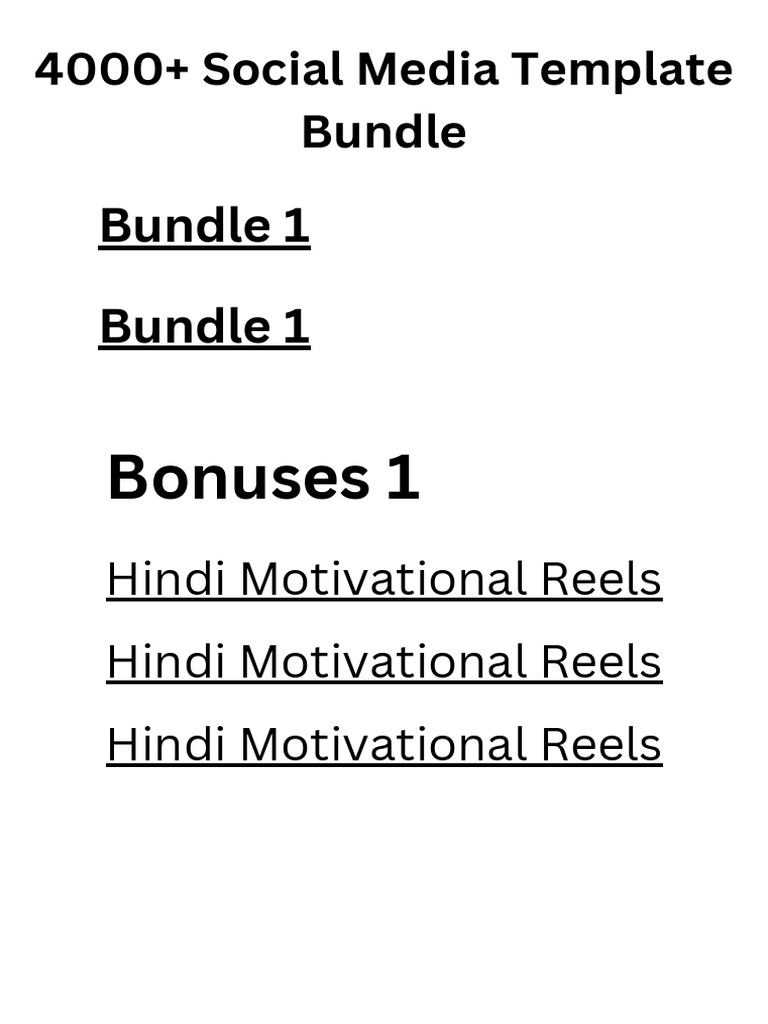 4000+ Social Media Templates Bundle | PDF