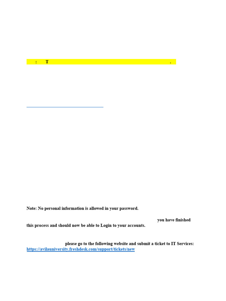Avila Account Setup Instructions - Updated Version Jan 2024 | PDF Avila Account Setup Instructions - Updated Version Jan 2024 | PDF