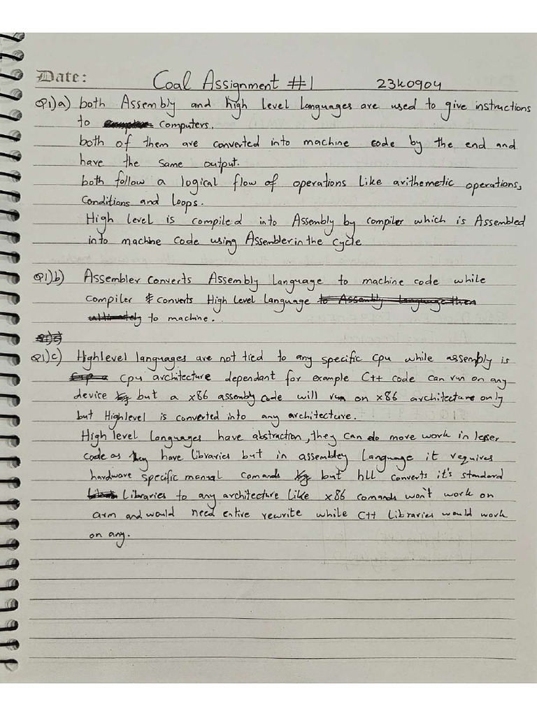 Coal Assignment #1 | PDF