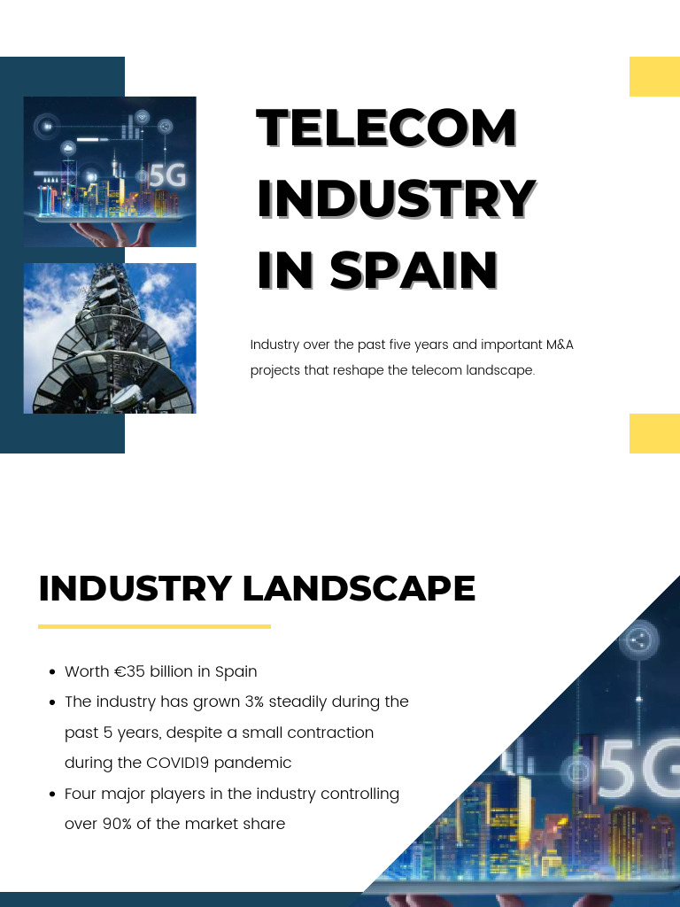 Telecom Industry in SPAIN | PDF