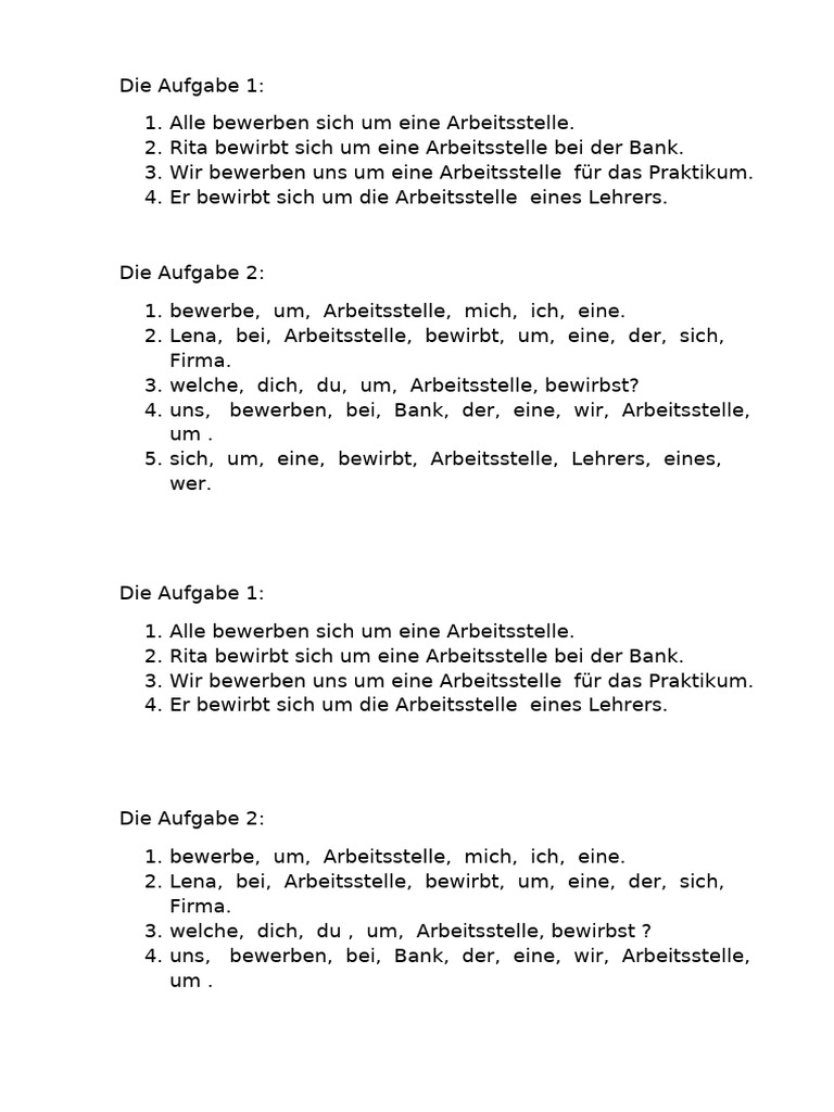 Die Aufgabe 1 | PDF