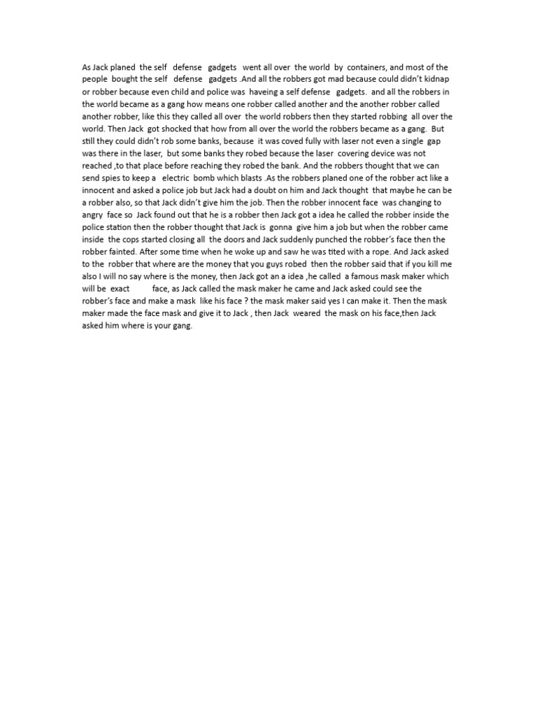 Cop And The Robber Pdf