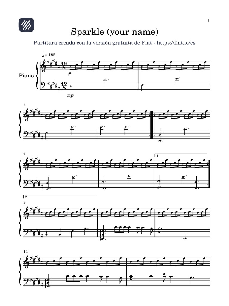 Sparkle (Your Name) | PDF