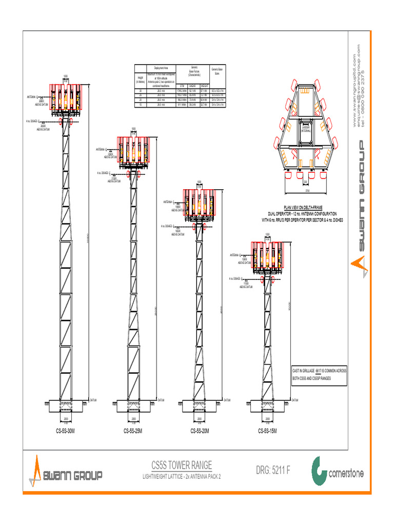 DRG: 5211 F Cs5S Tower Range: CS-5S-30M CS-5S-25M CS-5S-20M CS-5S-15M | PDF