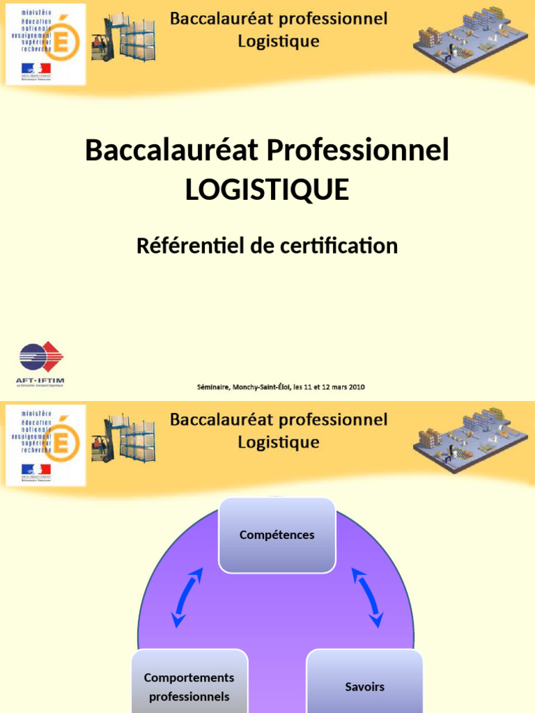 BAC_PRO_Logistique_Diapo_Présentation_Version_mars_2010 | PDF