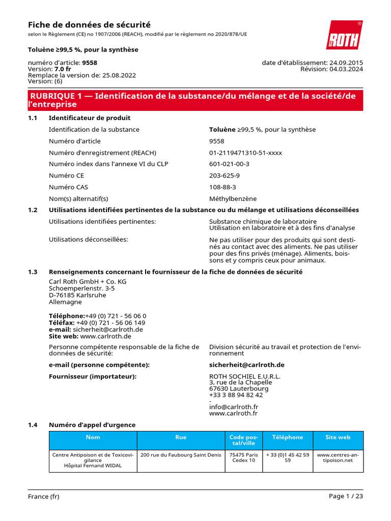 Toluene Pdf
