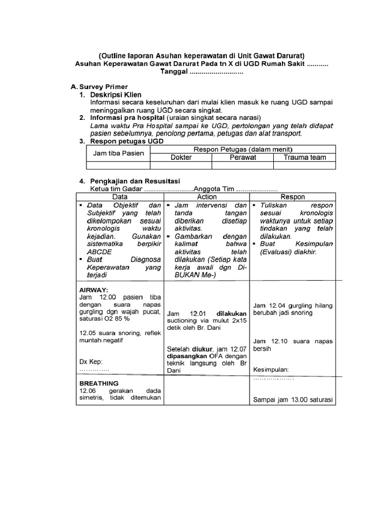 Outline GADAR NERS | PDF