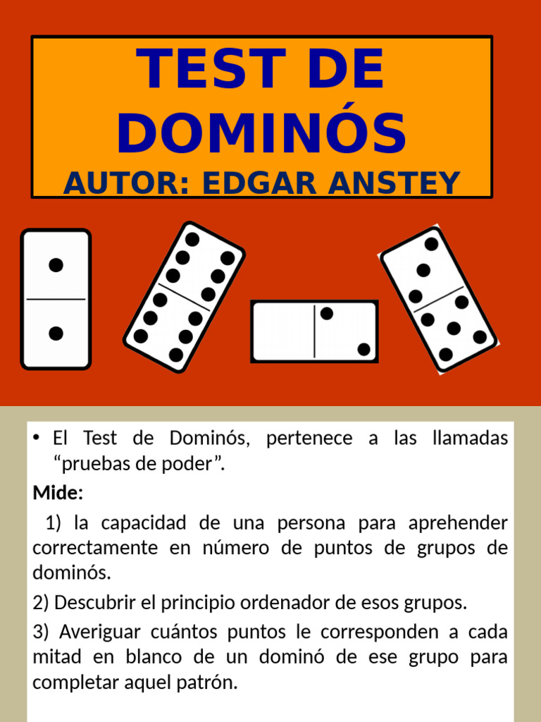 Aplicar Test de Dominós | PDF | Inteligencia