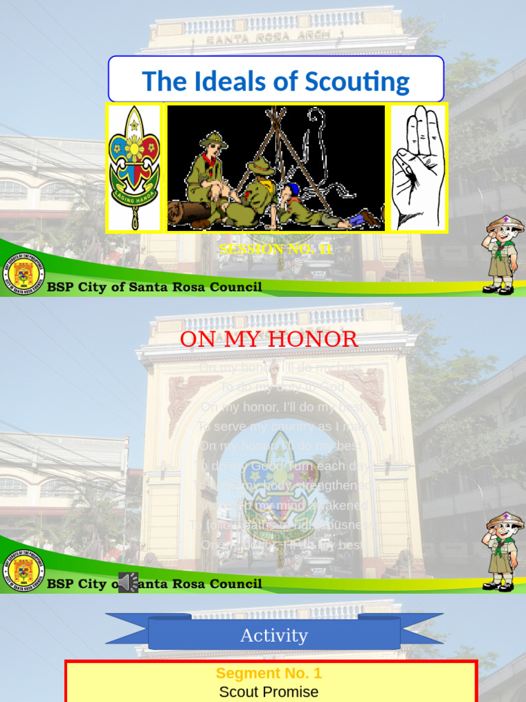 S 11 - Scout Ideals | PDF | Scouting