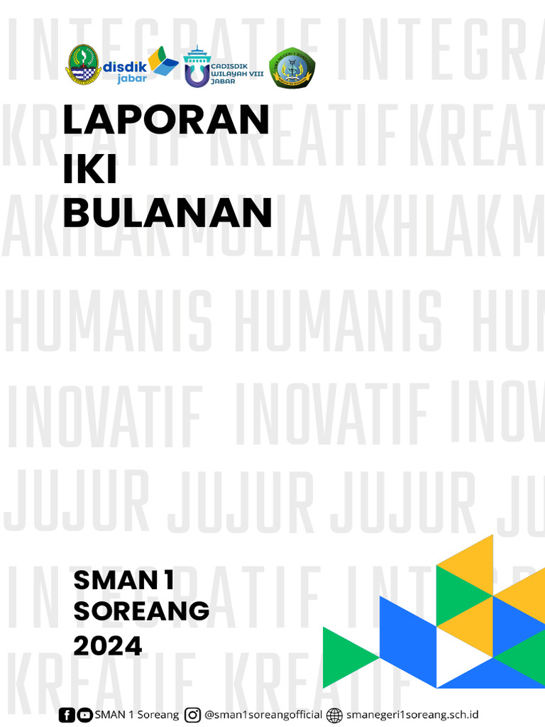 Contoh Laporan IKI Bulanan | PDF