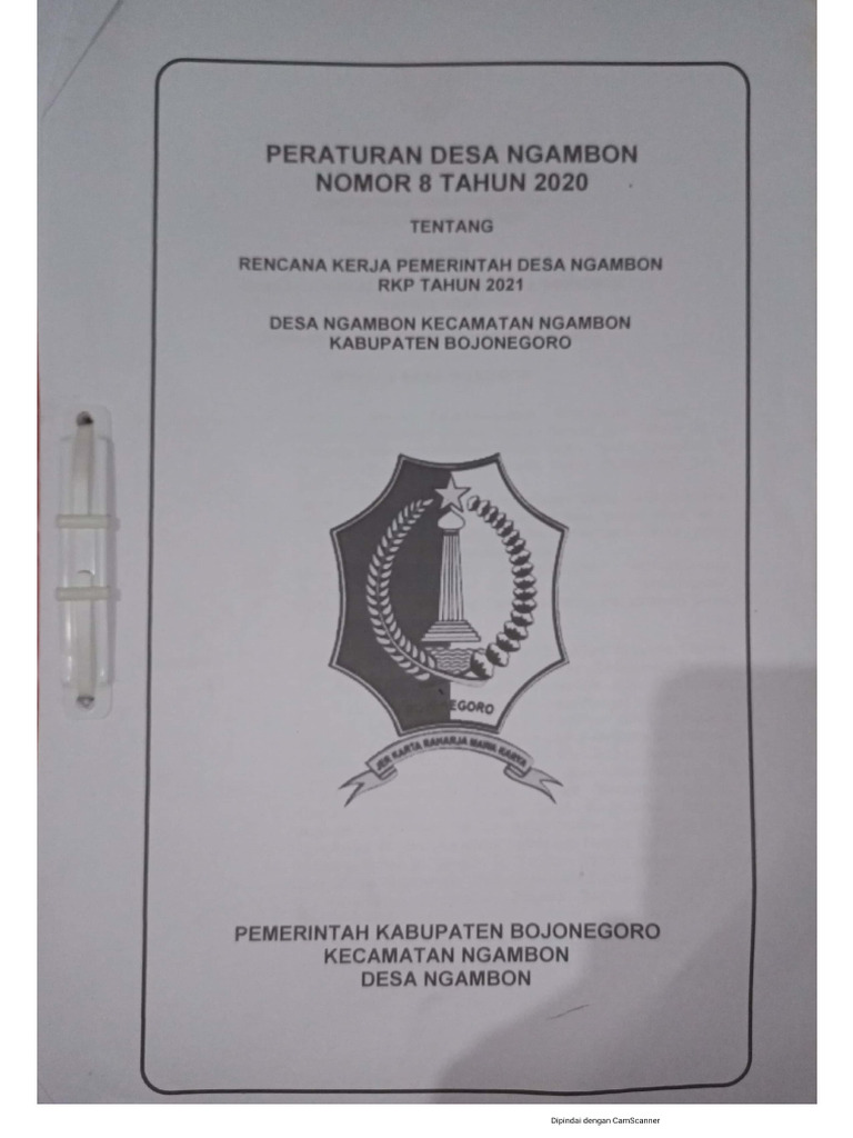 Perdes Rkpdes 2021 No. 8 TH 2020 | PDF