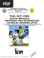 Tle - Ict - CSS: Quarter 2 - Module 2: Preparing and Interpreting Technical Drawing (Pitd) | PDF ...