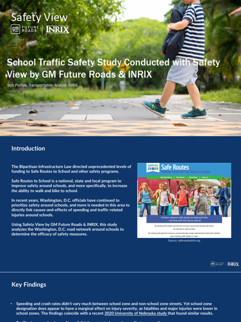 INRIX School Traffic Safety Study FINAL | PDF