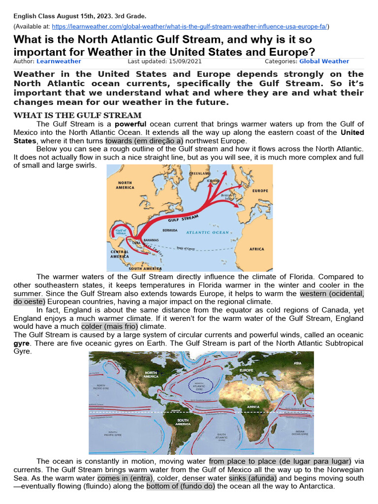 The Collapse of The Gulf Stream | PDF