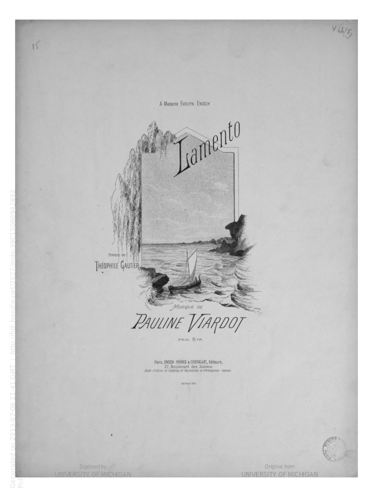 Lamento Viardot | PDF
