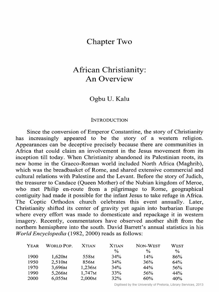 African Christianity An Overview | PDF
