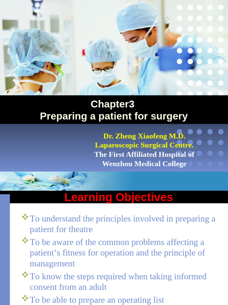 02 Preparing a Patient | PDF