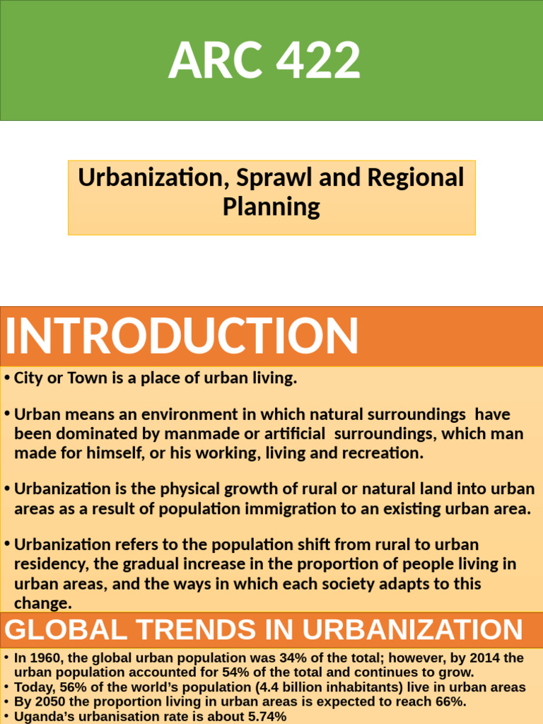 Urbanization and Sprawl Dynamics | PDF | Urban Sprawl | Urbanization