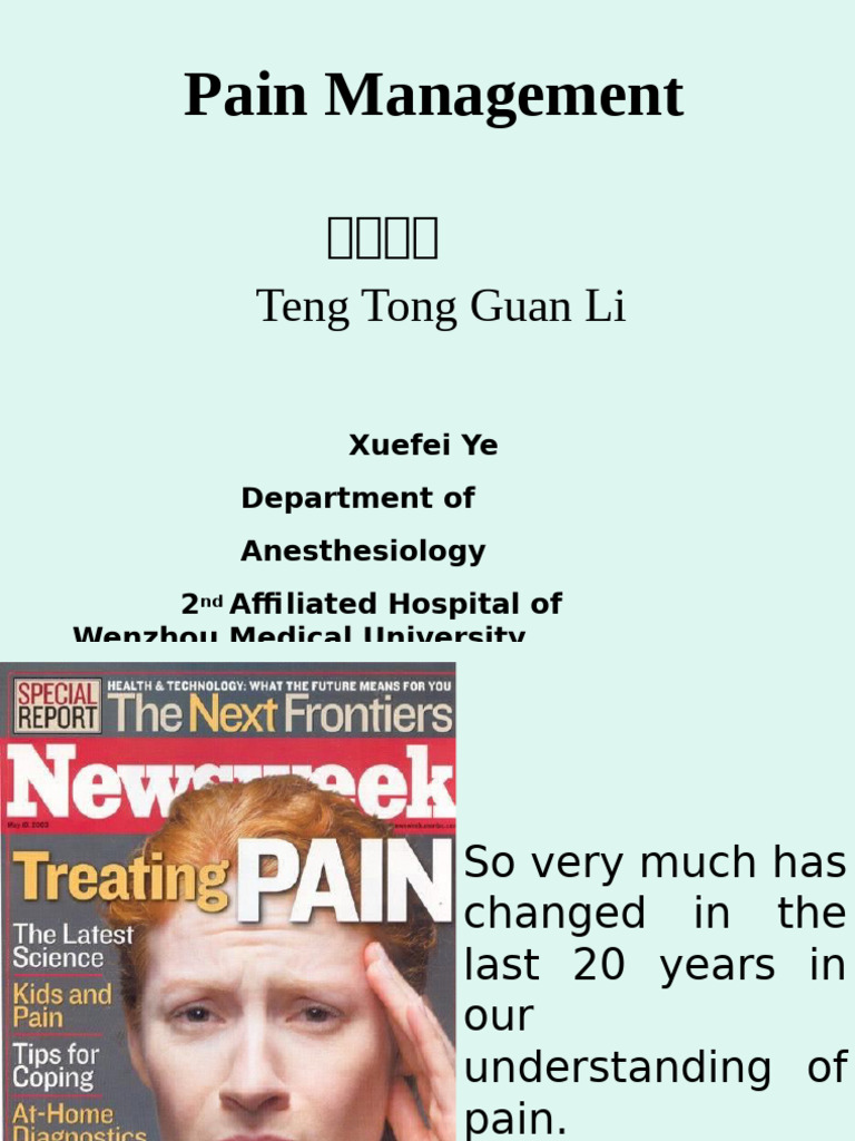 06 Pain Management | PDF