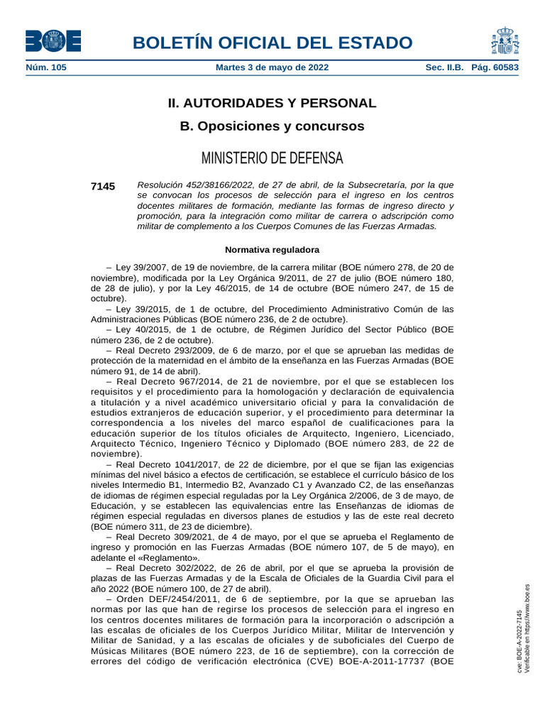 HTTPSWWW - boe.Esboedias20220503pdfsBOE A 2022 7145 PDF | PDF