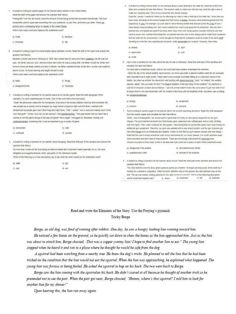 Worksheet Grade V | PDF