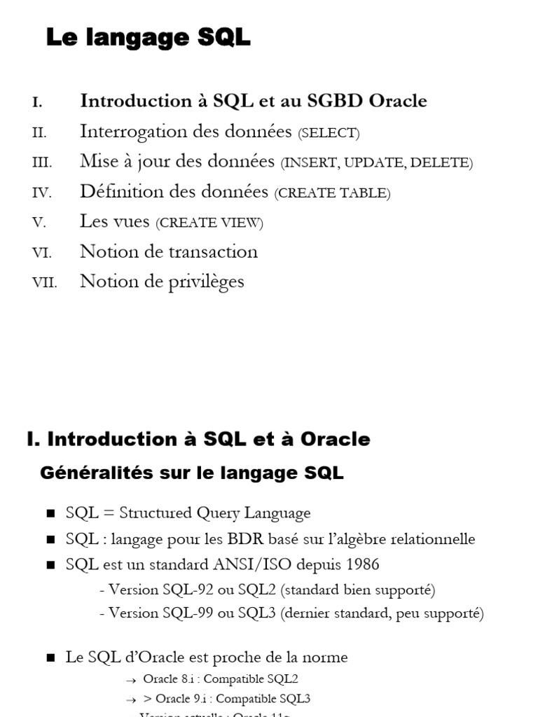 Sql Oracle Pdf