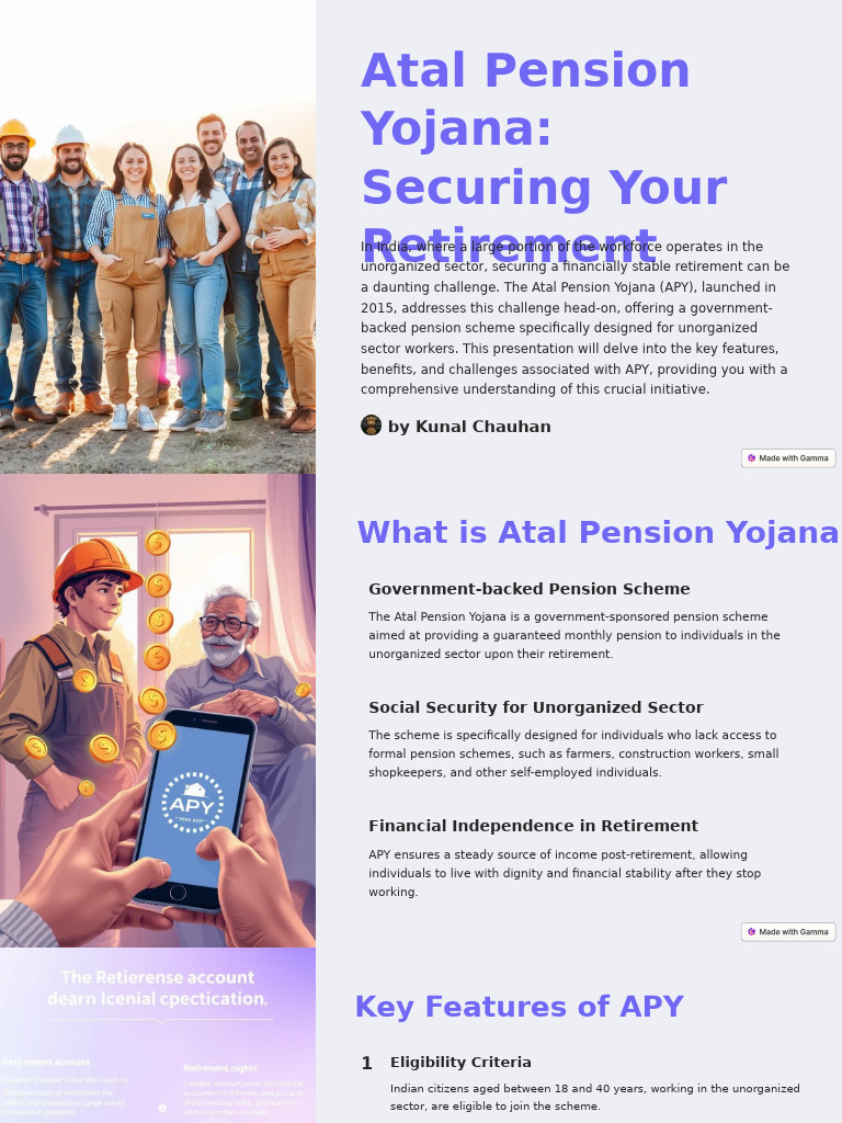 Atal-Pension-Yojana-Securing-Your-Retirement | PDF