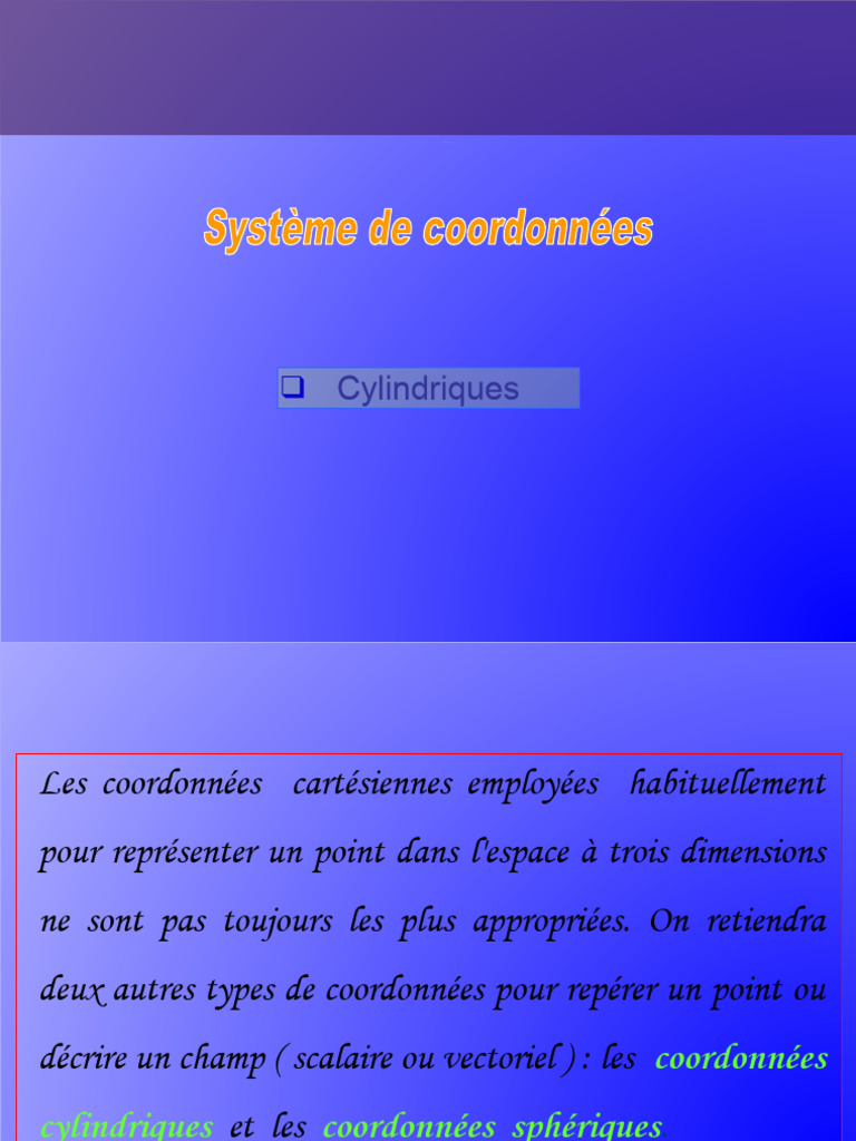 Systeme de Cordonne Cyclique | PDF