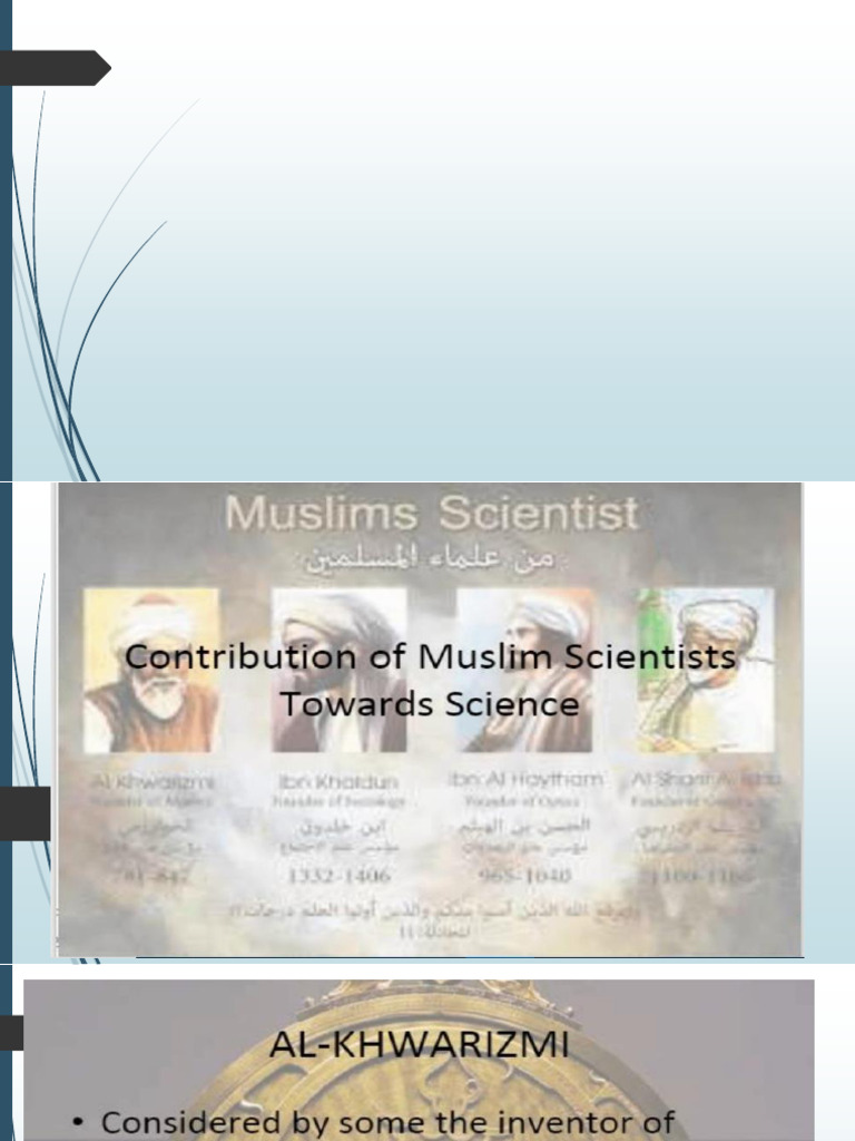 Muslim Scientists | PDF