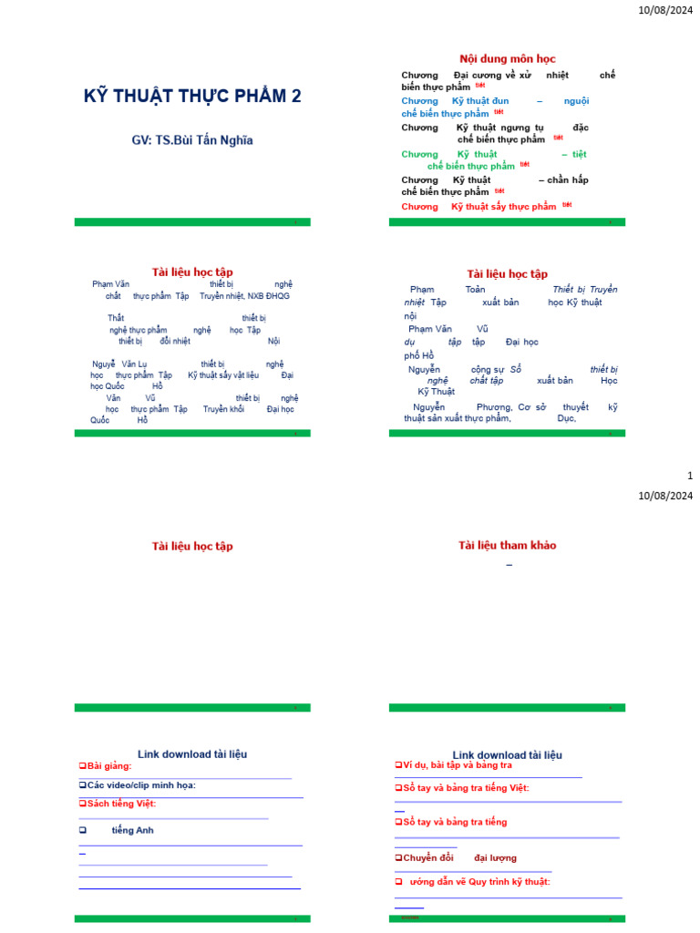 KTTP2 Bai Giang T.nghia | PDF