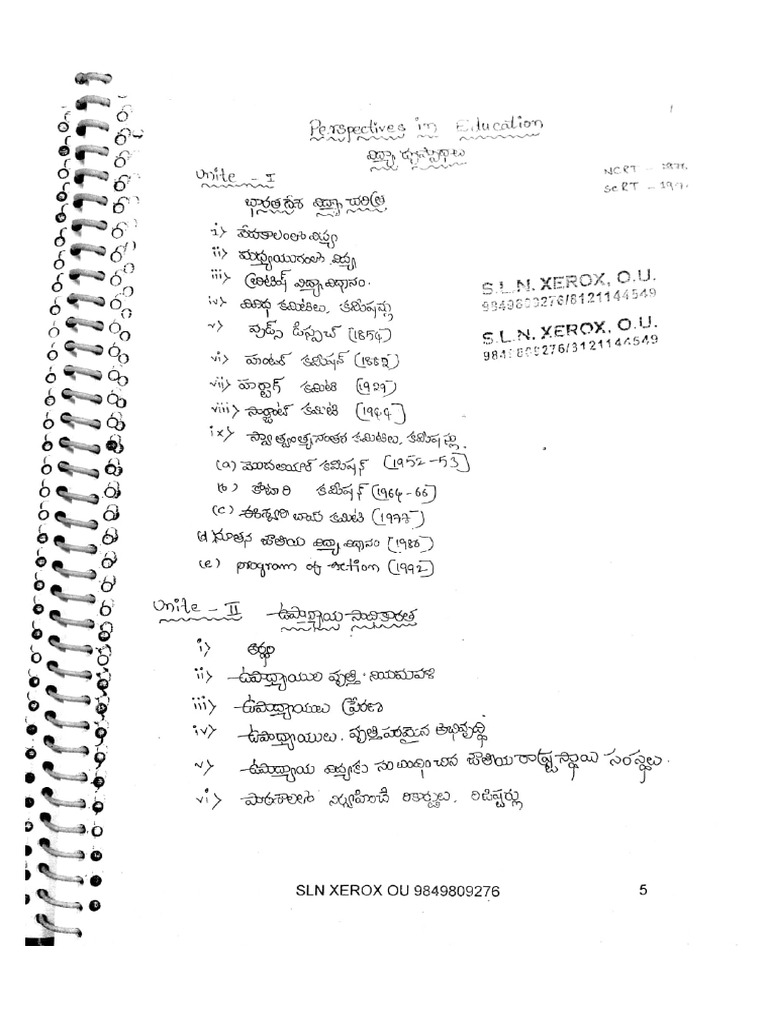 Tlm$All@Perspective S of Education Class Notes | PDF