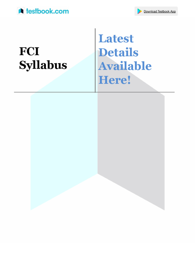 Fci Syllabus - Docx bc0cc3b2 | PDF