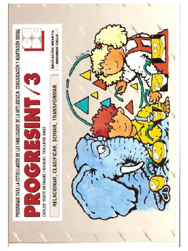 PROGRESINT 3 Relacionar Clasificar Seriar Transformar | PDF