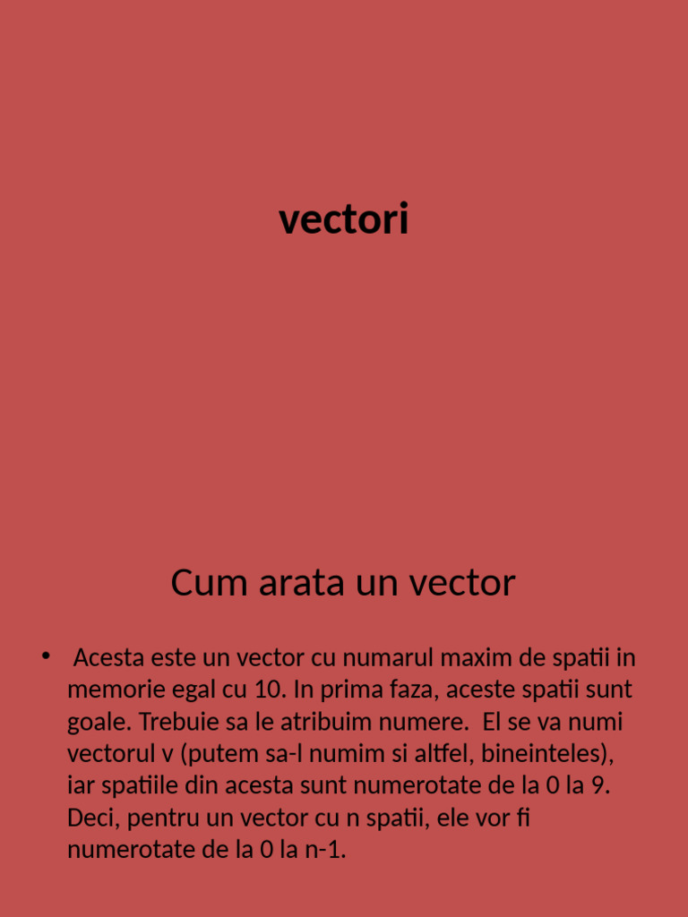 Vectori | PDF