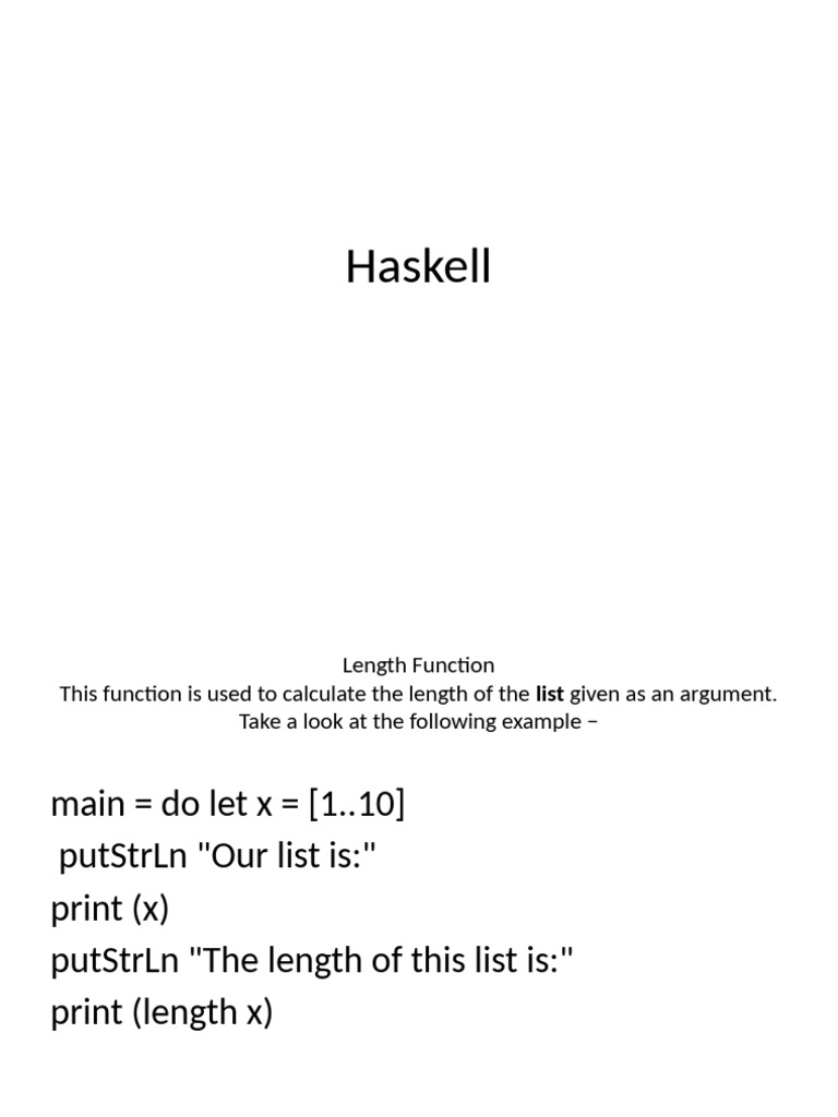 Haskell | PDF