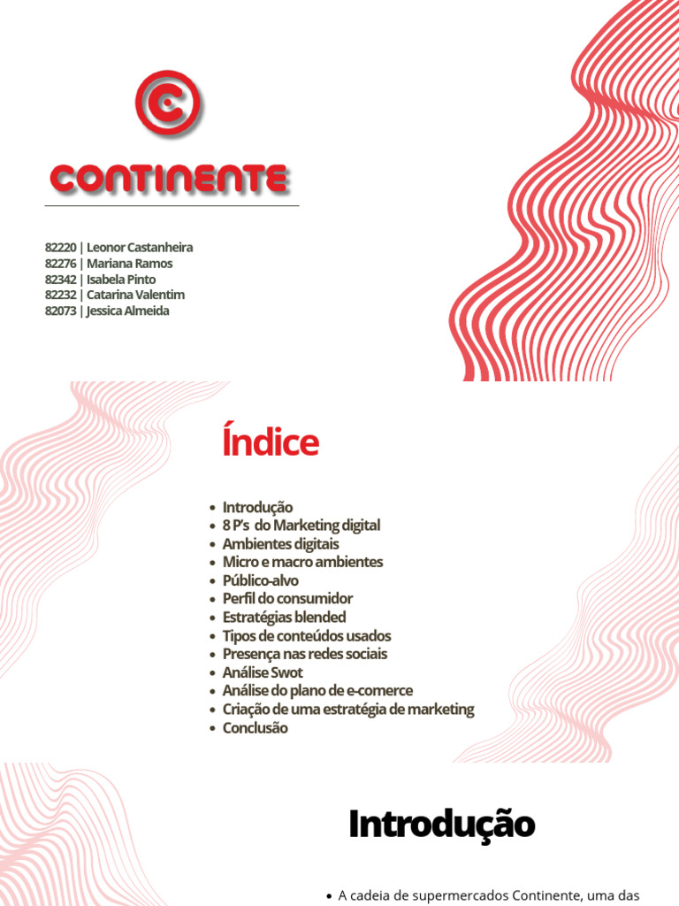 PPW Marketing Continente | PDF