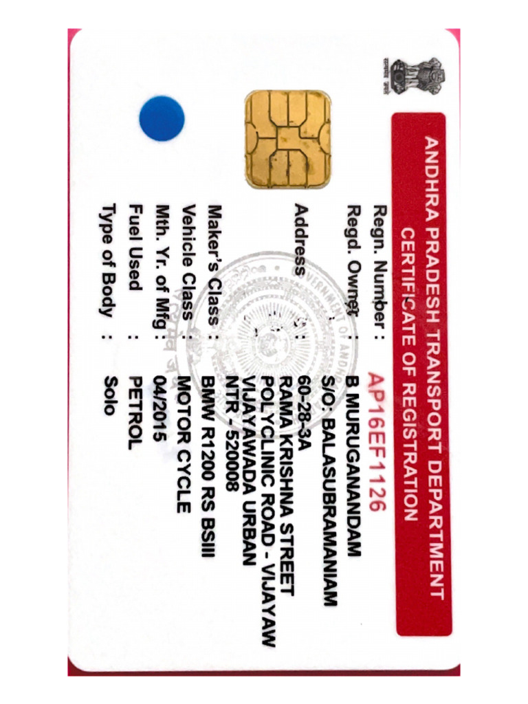 Andhra Pradesh Transport Department | PDF