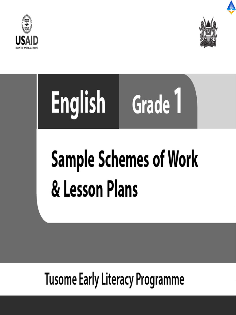 TUSOME Eng Grade 1 Schemes | PDF