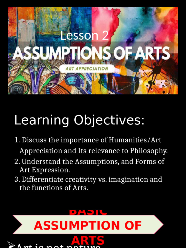 Lesson-2-3-Assumptions-and-Art-History | PDF