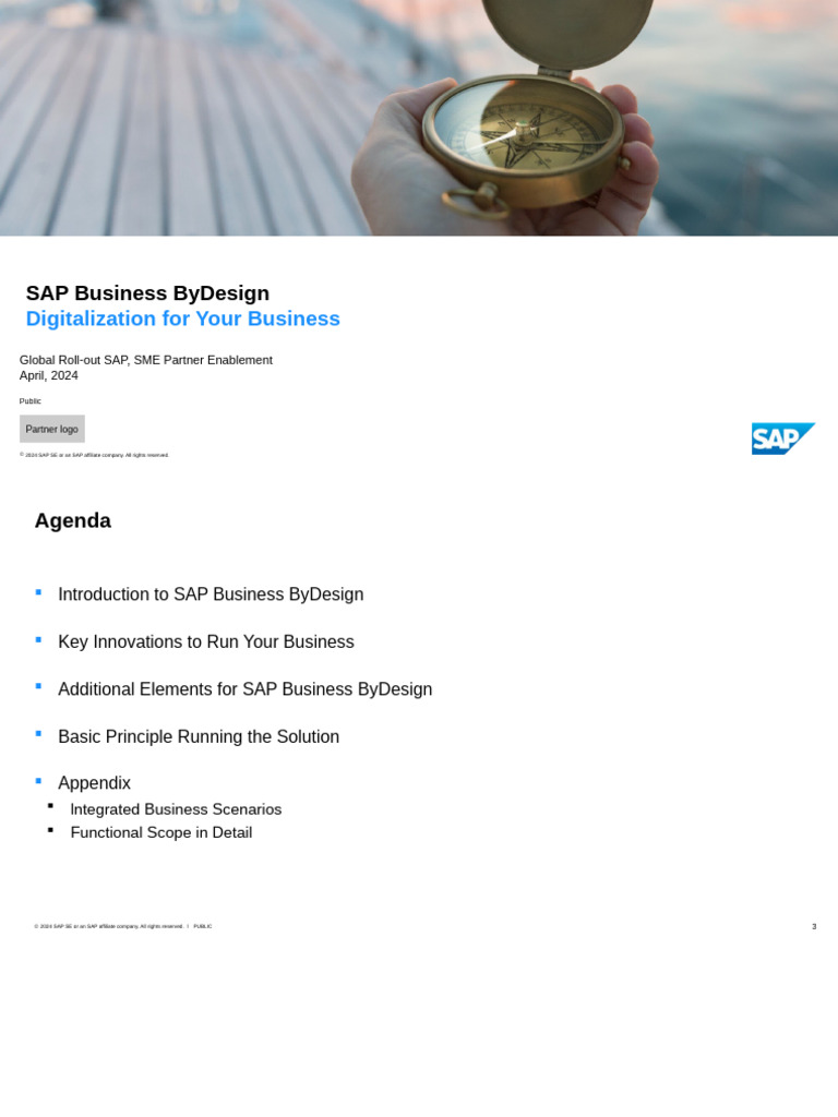 Introduction to SAP Business ByDesign en Ascfeedback 2024 2 | PDF