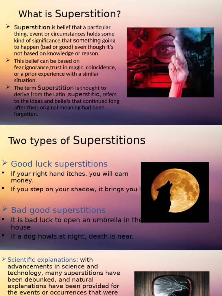 Superstitions | PDF
