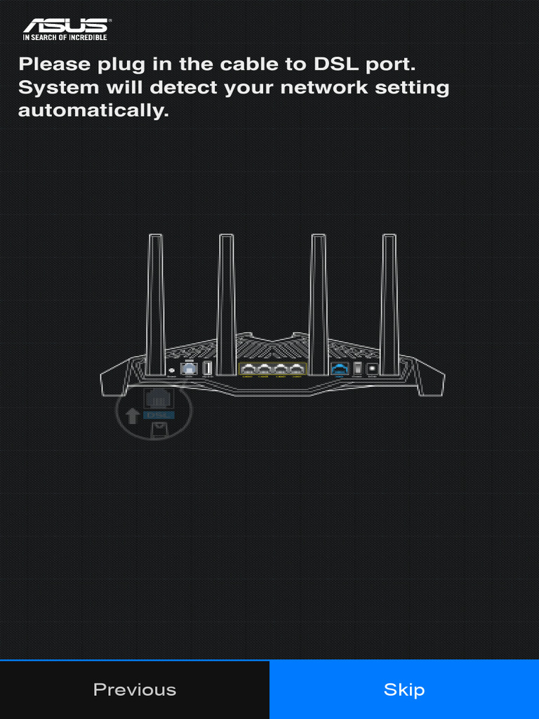 ASUS Wireless Router DSL-AX82U - Quick Internet Setup | PDF