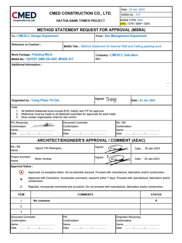 12HTBT SMD DD ARC MSRA 017 MS For Internal Wall and Ceiling Painting | PDF