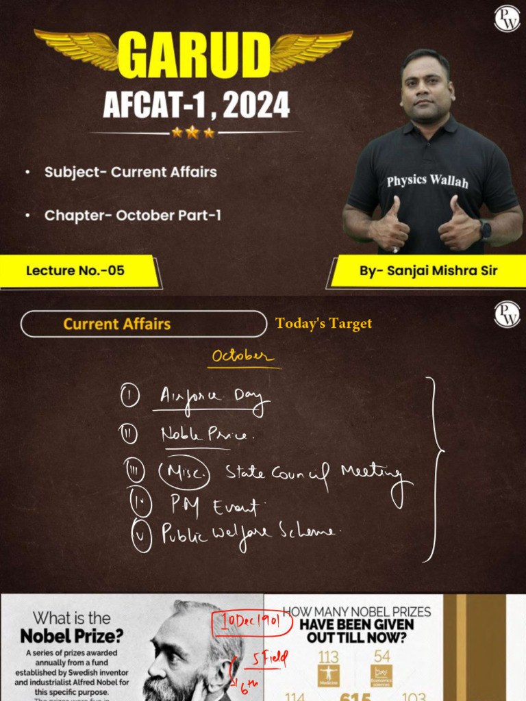 Current Affairs 05 - Class Notes | PDF